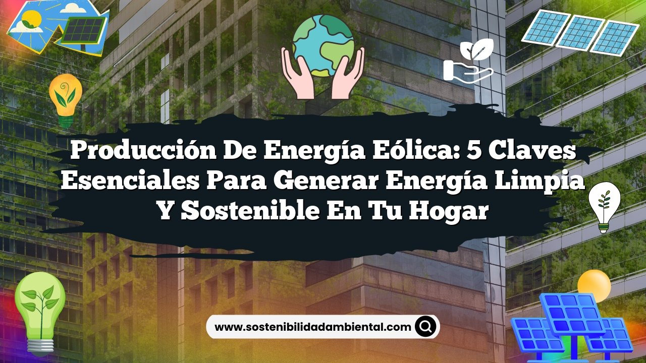 Producción De Energía Eólica: 5 Claves Esenciales Para Generar Energía ...