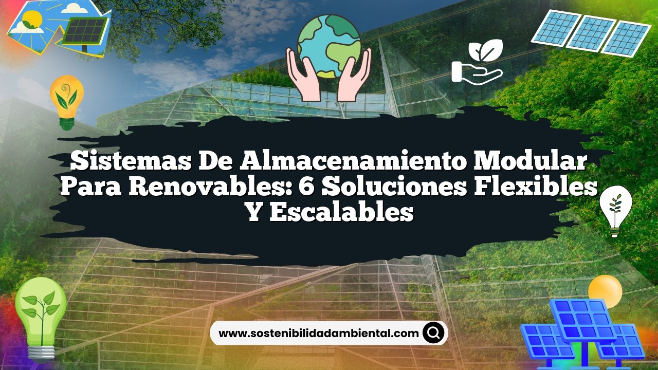 Sistemas De Almacenamiento Modular Para Renovables: 6 Soluciones ...
